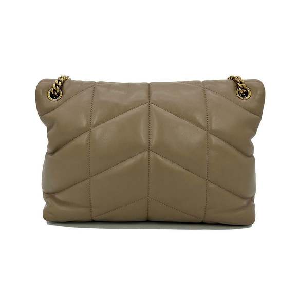 Yves Saint Laurent | Bags | Saint Laurent Lou Lou Puffer Dusty Grey ...